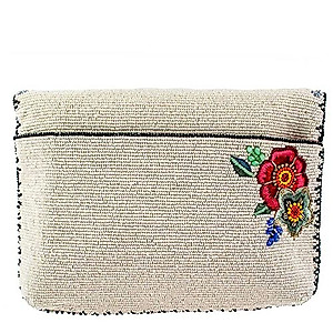Mary Frances Off to Paradise Floral Crossbody Clutch Handbag, Multi