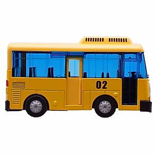 The Little Bus Tayo and freinds - Lani Metal Die Cast Bus Cars Toy Pull-Back Motor Vehicle Ride car Toys for Kids (Lani)