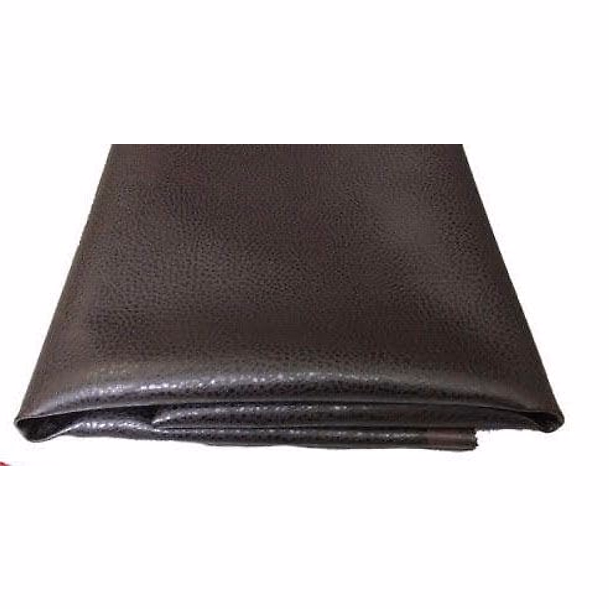 Mybecca Faux Leather Vinyl Fabric Color : Dark Brown Buffalo Bill by The Yard