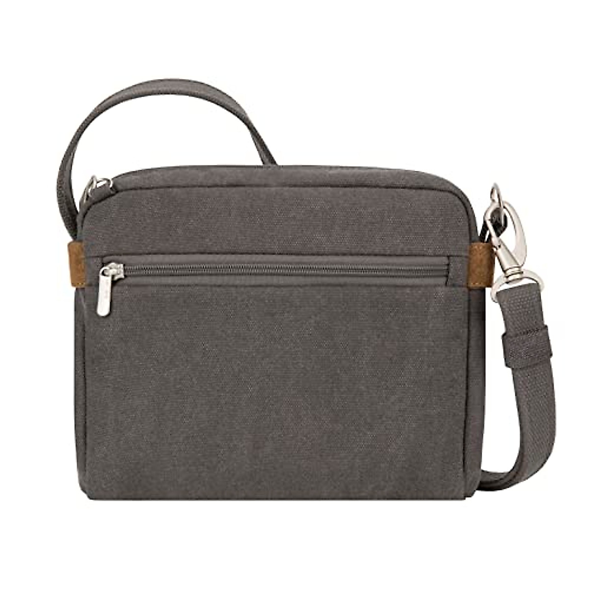 Travelon Anti-theft Heritage Crossbody Bag, Pewter