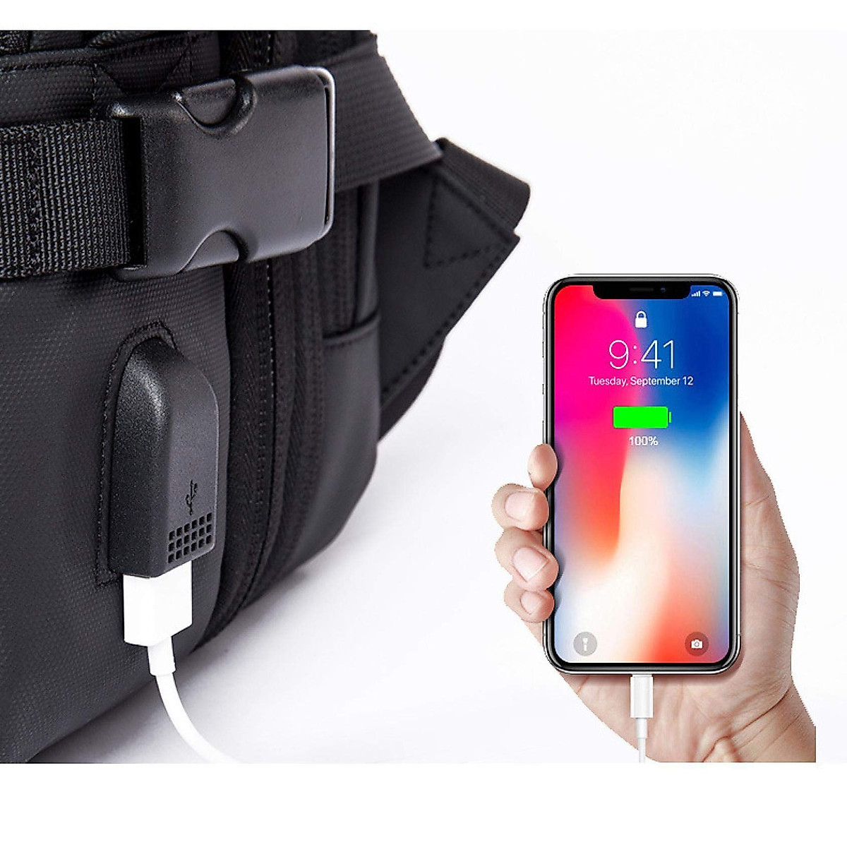 Travel Laptop Backpack, USB Charging Interface Travel Laptop Backpack, 35L Expandable Oversized Business Backpack, Universal Laptop Travel Backpack for Men and Women largesize grizzly