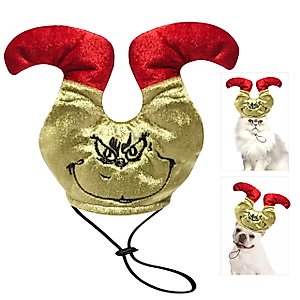 Funny Christmas Pet Hat,Festive Xmas Holiday Accessory for Small Dogs/Cats, Crazy Decoration for Party Holiday,Green 1Pcs