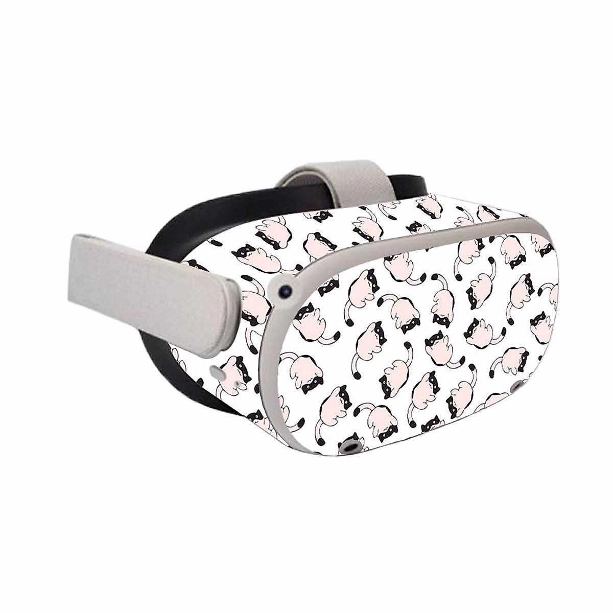 MightySkins Skin Compatible with Oculus Quest 2 - Raining Cats | Protective, Durable, and Unique Vinyl Decal wrap Cover | Easy to Apply, Remove, and Change Styles | Made in The USA, OCQU2-Raining Cats