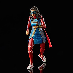 Marvel Hasbro Legends Series Disney Plus Ms MCU Series Action Figure 6-inch Collectible Toy, Includes 2 Accessories and 1 Build-A-Figure Part