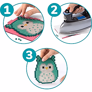 Perler Squishmallows Fused Bead Activity Kit with 5 Unique Patterns, Finished Project Sizes Vary, Multicolor 4393 Pieces