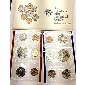 1992 P D US Mint set 10 Pieces comes in US mint Packaging Brilliant Uncirculated