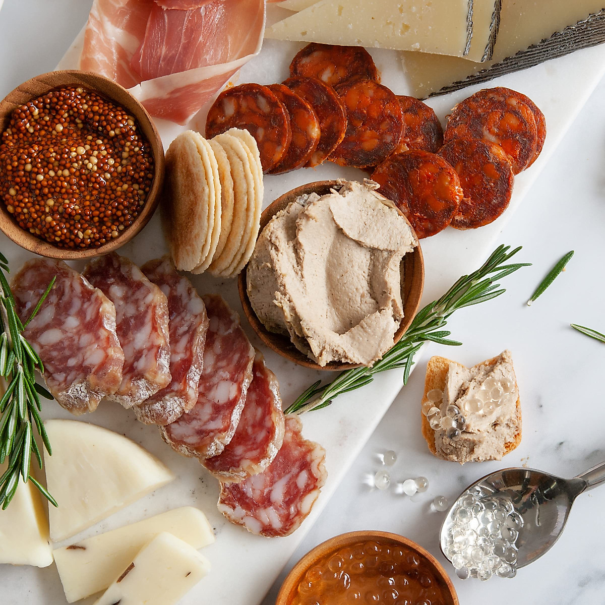 igourmet A Little Bit of France in Gift Box (3.3 pound) - A collection of French of fine meats, cheeses, pate, delicacies and sweets