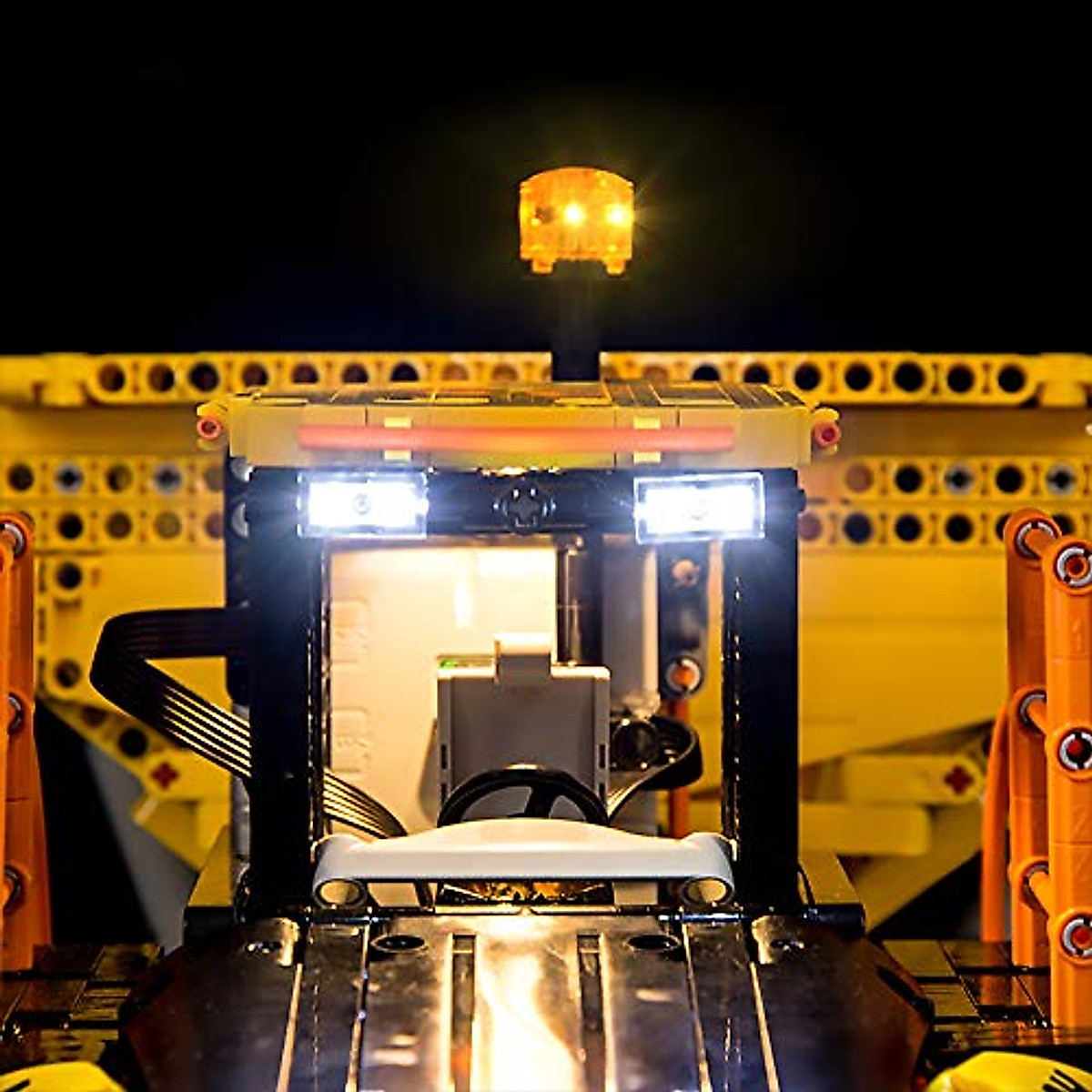 T-Club Upgrade Light Kit LED Lights for Lego 42114 Technic 6x6 Volvo Articulated Hauler RC Truck (Not Include Lego Model) (Upgrade Style)