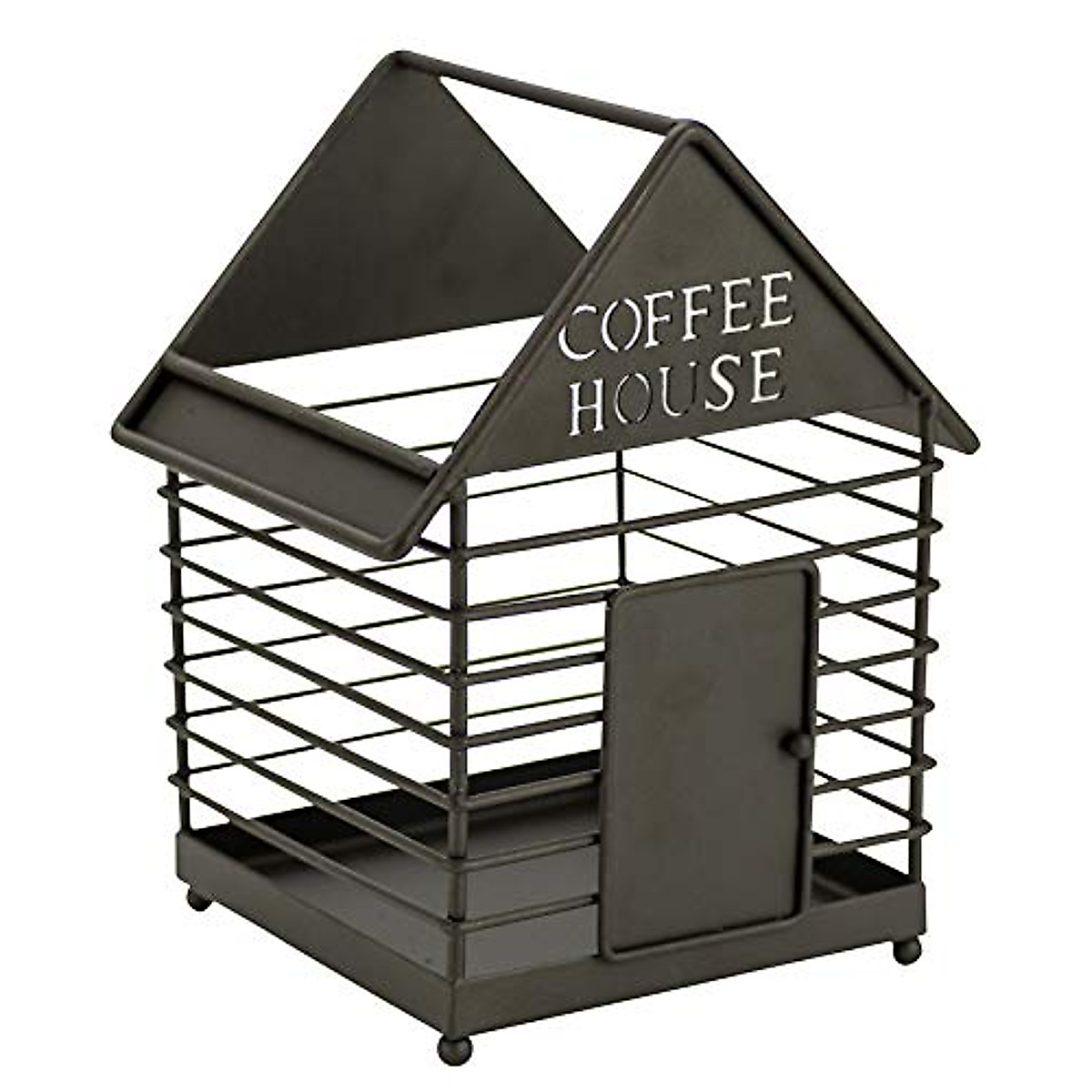Boston Warehouse House Coffee Pod Storage, Counter Basket, Black
