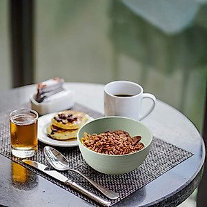 Hemoton 5 Pack of Unbreakable Cereal Bowls Set, 20 OZ Lightweight Wheat Straw Bowl, Mixing Bowls, Dishwasher& Microwave Safe, BPA Free, Eco-Friendly Bowl for Rice, Soup, Pasta and Salad