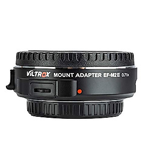 VILTROX EF-M2II 0.71x Speed Booster, EF to Micro 4/3 Focal Reducer Booster Adapter Auto-Focus for GH6 GH5M2 BMPCC 4K GH4 GH5 G100 G95 G85 OM-1 EM-1 E-M1X E-M1 iii E-M5 iii E-M10 iv E-M10 iii