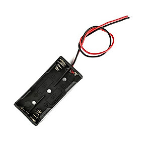 2 x 1.5V AAA Battery Holder Case Box with Red and Black Wire Leads (2AAA-6 pcs)