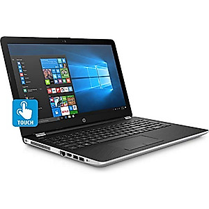 2018 HP 15.6" Touchscreen Laptop PC, Intel Core i5-7200U, 8GB DDR4, 2TB HDD, Intel HD Graphics 620, 802.11ac, Bluetooth, DVD RW, USB 3.1, HDMI, Webcam, Windows 10 Home, Silver