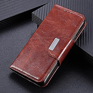 Wallet Case for Motorola ThinkPhone, [6 Card Slots] [Kickstand] PU Leather Flip Folio Cover for Motorola ThinkPhone, Brown