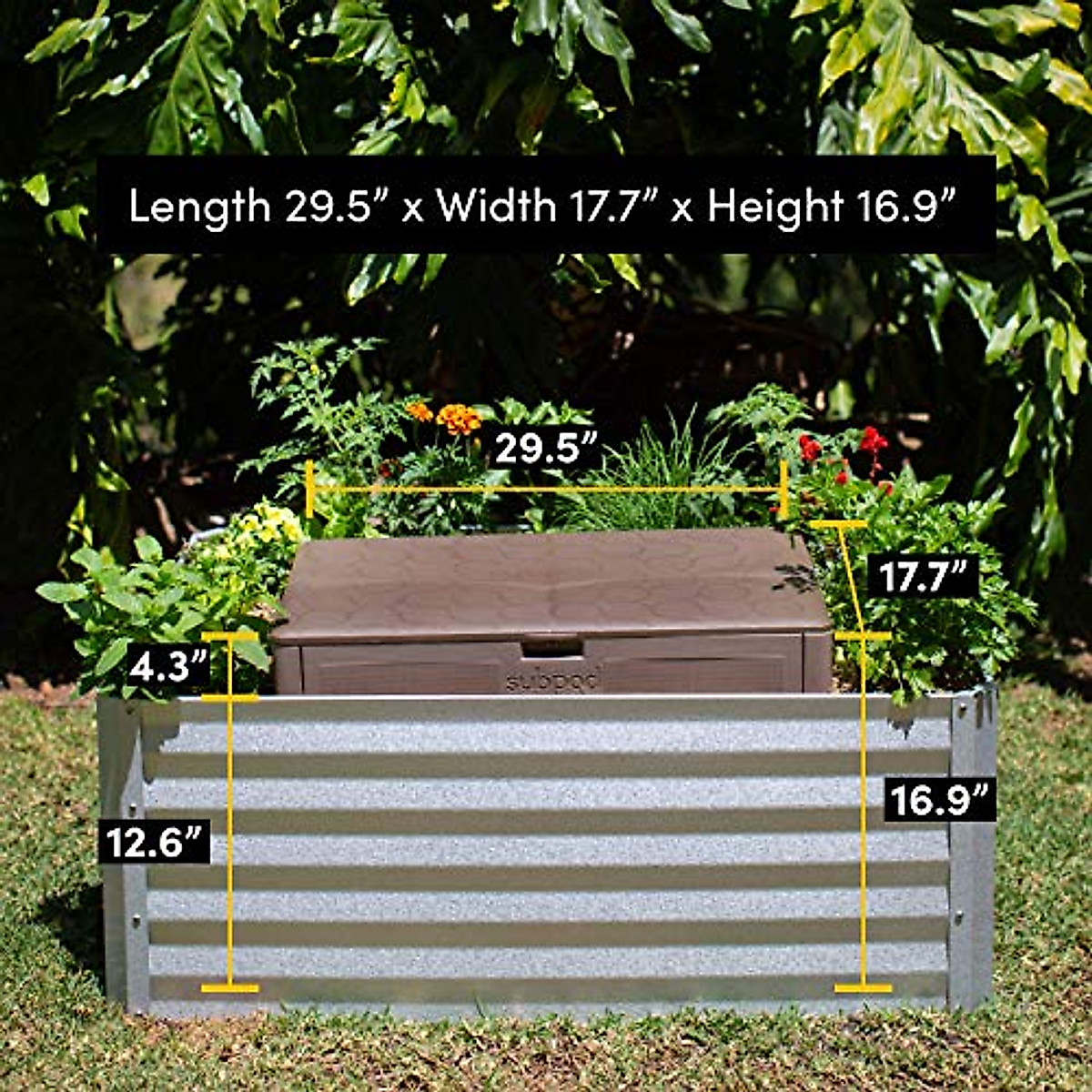 Subpod Essentials Bundle. Outdoor Composting System and Compost Aerator. Composting Worm Farm for Your Garden