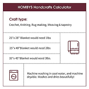 HOMBYS Wine Red Chunky Chenille Yarn for Crocheting, Bulky Thick Fluffy Yarn for Knitting,Super Bulky Chunky Yarn for Hand Knitting Blanket, Soft Plush Yarn, 8 Jumbo Pack (27 yds,8 oz Each Skein)