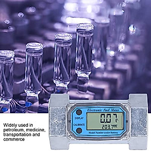 Turbine Flow Meter, 35?200L/Min Flow Range High Accuracy Digital Turbine Flow Meter Practical for and Medicine