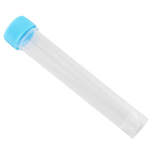 JCBIZ Cryogenic Vial 12PCS 10ml Lab Plastic Frozen Test Tubes Self Standing Vial with Seal Screw Caps Clear Cryovial