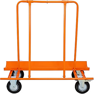 HomVent Heavy Duty Drywall Sheet Cart, 1800lbs Load Capacity Drywall Cart Dolly Drywall Sheet Cart & Panel Dolly Handling Sheetrock Sheet Panel Service Cart with Wheels (1800LBS)