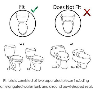 FreshBidet Non-electric Adjustable Angle Bidet Toilet Attachment (Warm Water Bidet)