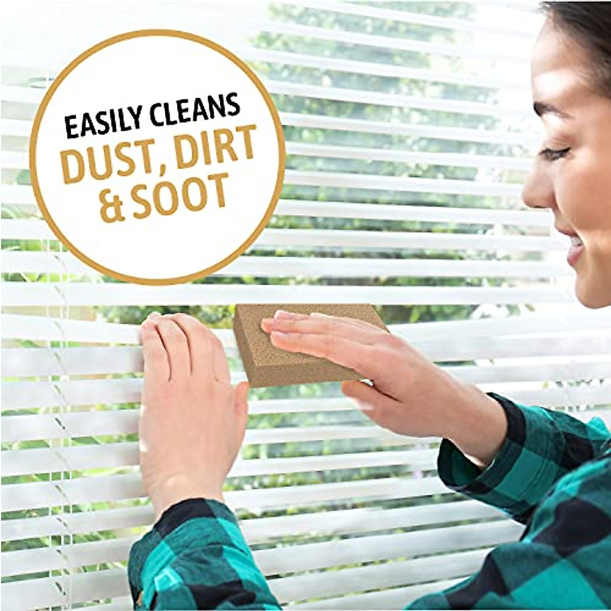 SpongeCo - Dry Cleaning Soot Eraser Sponge 72 Pack - Pet Hair, Smoke, Soot, Dust and Dirt Remover, Dry Cleaning Sponge, soot Sponge, Chem Sponge, Chemical Sponge (72 - 3x6x3/4)