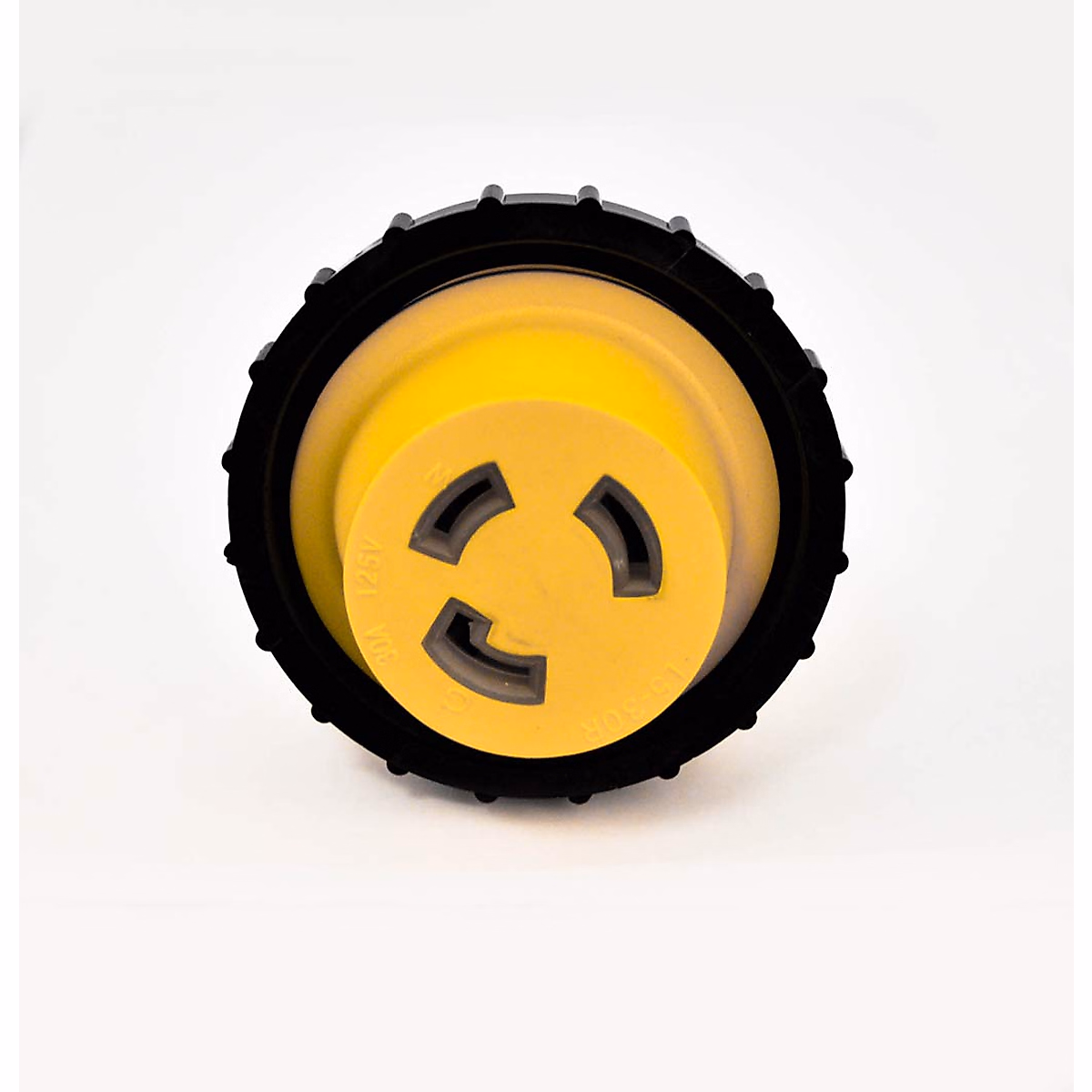 APEXSPORTS 30A RV Marine Detachable Adapters L14-30P Locking Male Plug to L5-30R Female Connector.