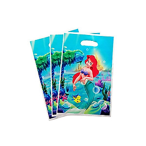 ALLPICK 30PCS Mermaid Candy Snack Party Favors Bags for Kids Birthday Baby Shower Mermaid Theme Party Decorations