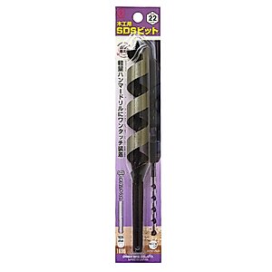 Onishi Industrial SDS Woodworking Bit (NO.25), 0.9 inches (22 mm)