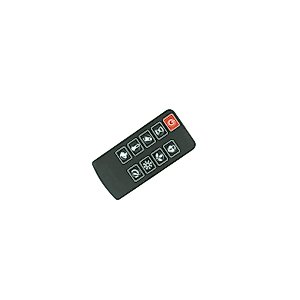 HCDZ Replacement Remote Control for Flamelux Paris Homestar Clarington Wall Mounted Electric Fireplace