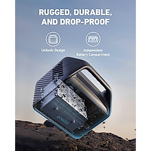 Anker 521 Portable Power Station Upgraded with LiFePO4 Battery, 256Wh 6-Port PowerHouse, 300W (Peak 600W) Solar Generator with Anker Carrying Case Bag(S), 2 AC Outlets, 60W USB-C PD Output, Outdoor