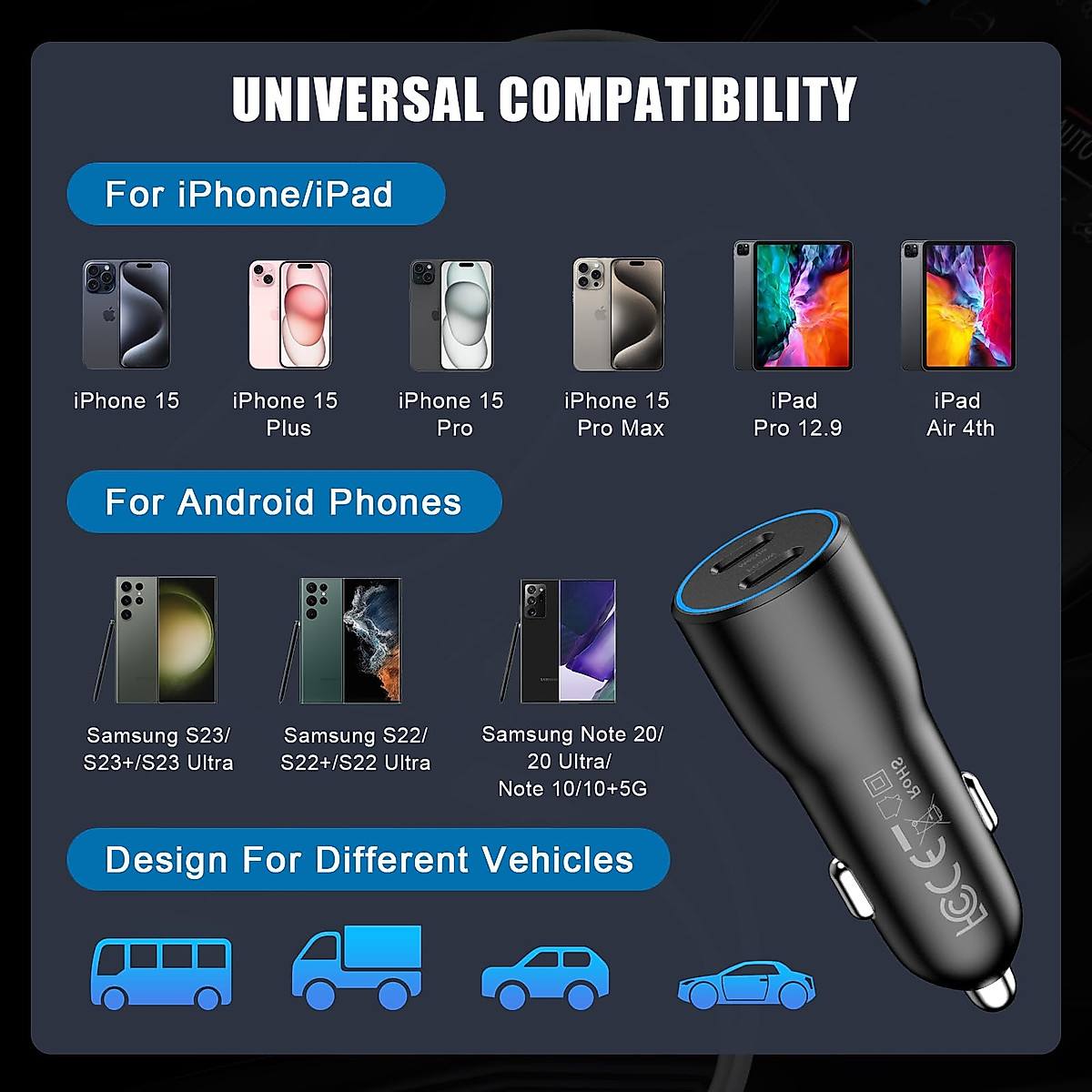 Matsusho Dual USB Car Charger