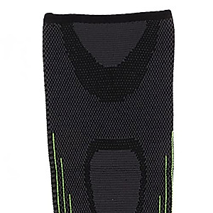 Knee Guard Sleeve, Prevent Injury Breathable Shock Absorbing Knee Brace for Basketball for Cycling (M)