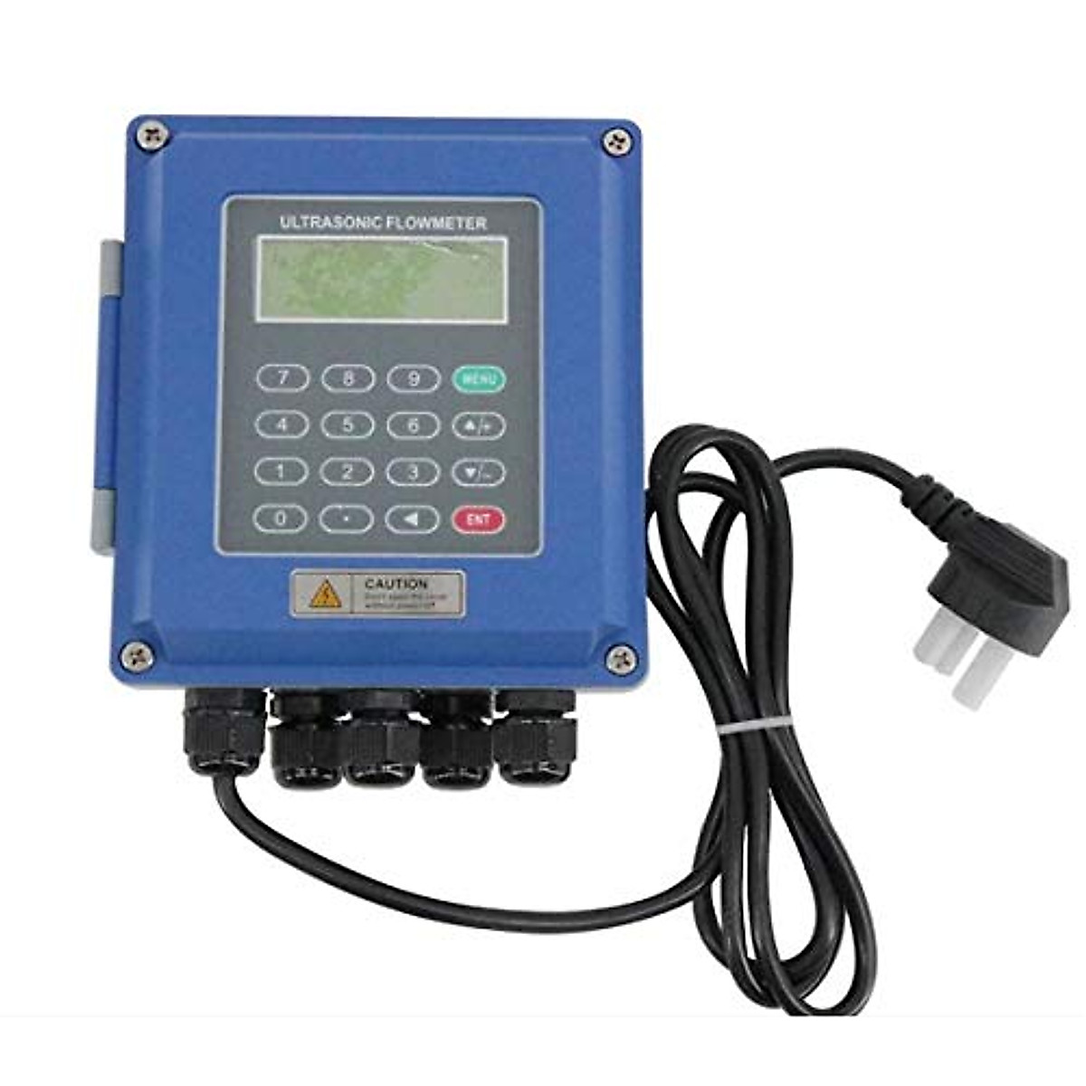VTSYIQI Ultrasonic Flow Meter Flowmeter DN25mm-DN100mm TUF-2000B Wall Mounted Type RS485 Interface IP67 Protection TS-2 Transducer