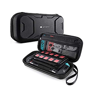 Mumba Carrying Case for Nintendo Switch OLED & Nintendo Switch, [Plus Version] Portable Protective Travel Carry handbag Pouch for Blade/Battle Case [Large Capacity] (Black)