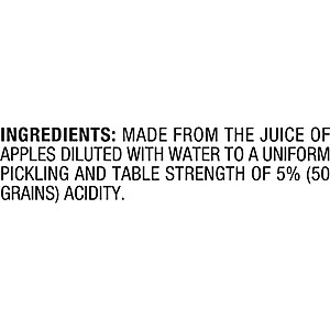 Heinz All Natural Apple Cider Vinegar with 5% Acidity (32 fl oz Bottle) - Packaging may vary