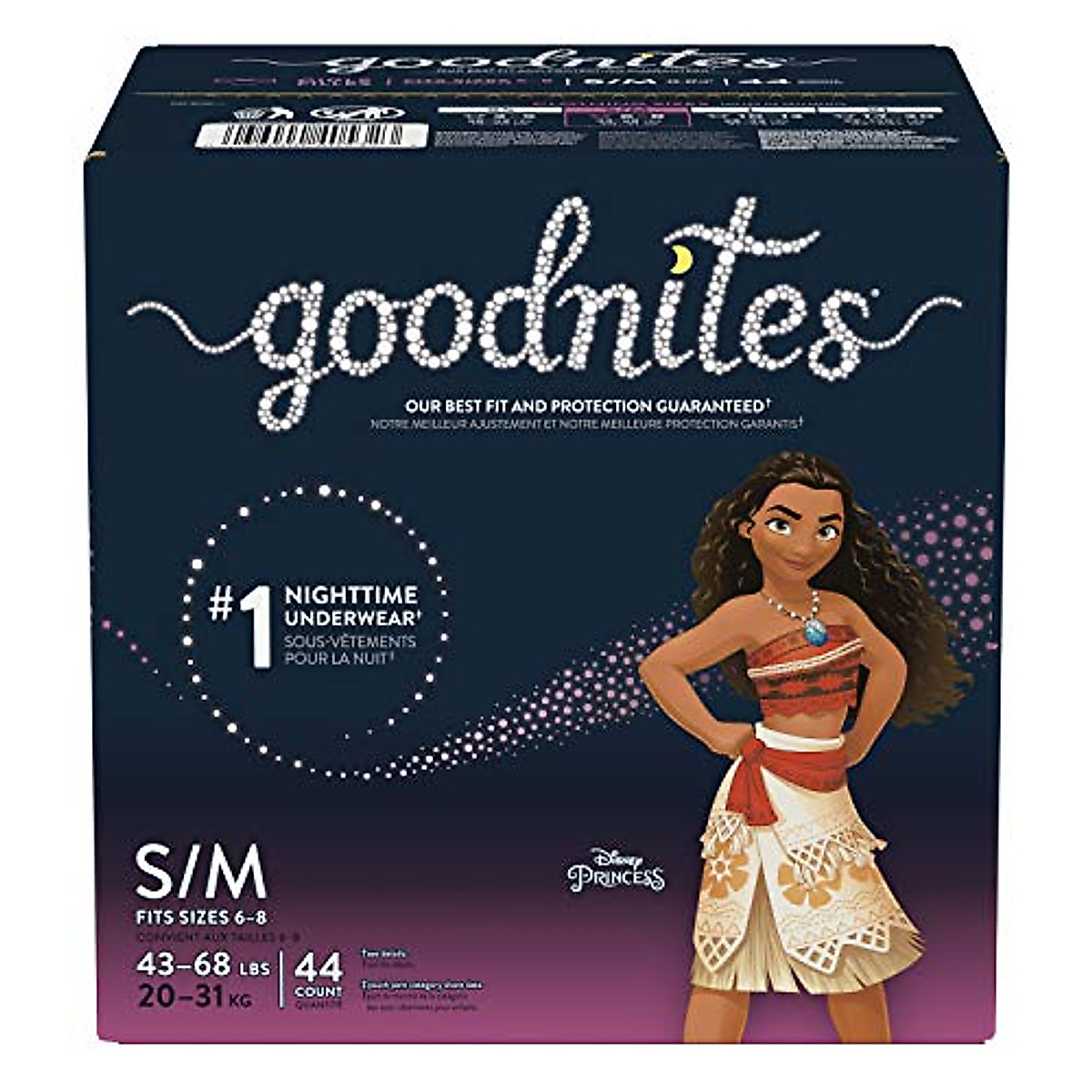 GoodNites Bedtime Pants Size 4-8 - 44 CT