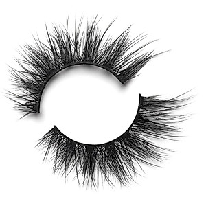 Lilly Lashes Premium Synthetic Lashes Houston | Fake Eyelashes Natural Look | Bold Full Bodied Look Max Volume Lash | False Lashes | Vegan Strip Lash | Reusable Up to 10 Wears | 17mm