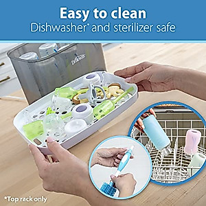 Dr. Brown’s Natural Flow Level 1 Narrow Baby Bottle Silicone Nipple, Slow Flow, 0m+, 100% Silicone Bottle Nipple, 6 Count (Pack of 1)