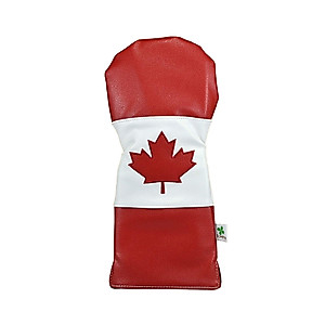 Foretra - Limited Edition Canada Flag Driver Head Cover - Tour Quality Golf Club Cover - Style and Customize Your Golf Bag