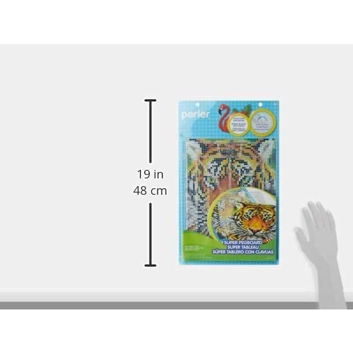 Perler Beads Extra Large Clear Pegboard