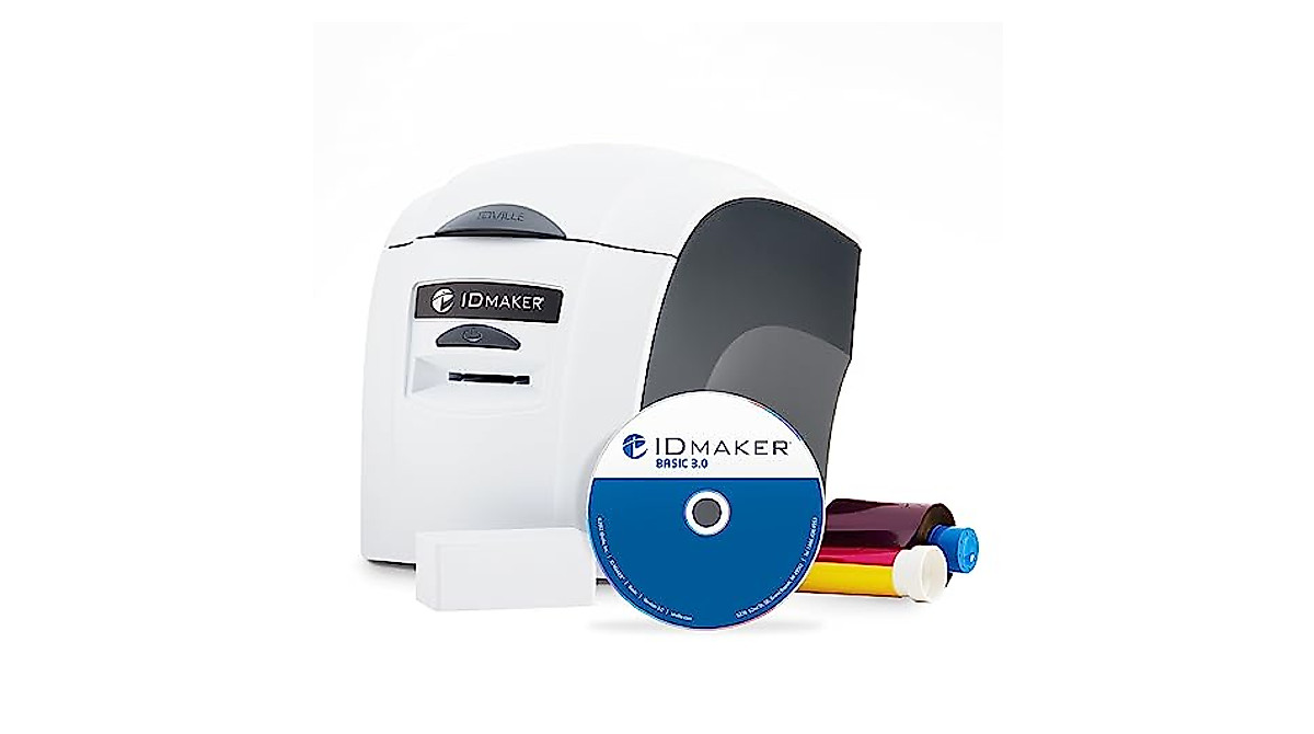 ID Maker Card Printer Kit for Professional Badge Printing