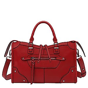 Scarleton Purses for Women, Crossbody Bags for Women, Studded Shoulder Bag, Top Handle Handbags for Women with Strap, H207310A, Red
