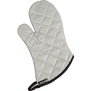 San Jamar 801SG15 Silicone Temperature Protection Oven/Freezer Mitt, 15" Length, Silver