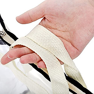 Peohud 9 Pack Clear Handbag Storage Organizer, Dust Bags for Handbags, Transparent Purse Organizer for Closet, Hanging Handbags Dust Cover Bags with Zipper, Handles and Hooks