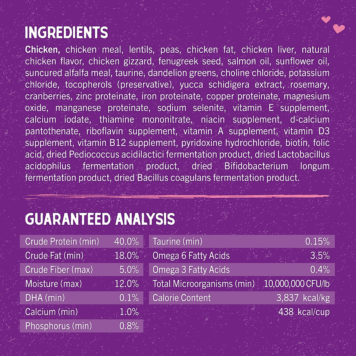 Stella & Chewy's Raw Coated Premium Kibble Cat & Kitten Food – Grain Free, Protein Rich Meals – Cage-Free Chicken for Kittens Recipe – 2.5 lb. Bag