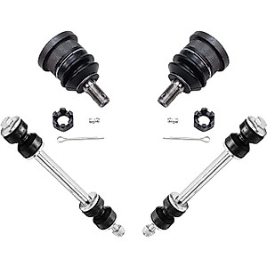 Detroit Axle - Front 16pc Suspension Kit for 95-97 Mercury Grand Marquis Ford Crown Victoria Lincoln Town Car Ball Joints Tie Rods Idler Pitman Arm Adjusting Sleeve Replacement Front Rear Sway Bars