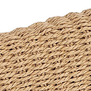 Freie Liebe Straw-Bag for Women Summer Woven Beach Bag Crossbody Purse Shoulder Handbag