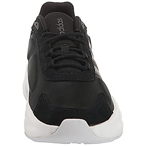adidas Men's Ozelle Running Shoe, Black/Black/Grey, 11