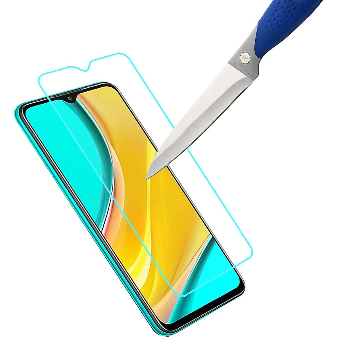 Mr.Shield [3-Pack] Designed For Xiaomi (Redmi 9) [Tempered Glass] [Japan Glass with 9H Hardness] Screen Protector with Lifetime Replacement