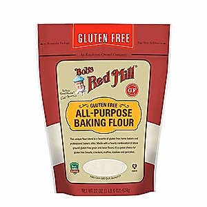 Bob's Red Mill Resealable Gluten Free All Purpose Baking Flour, 22 Ounce (Pack of 2)